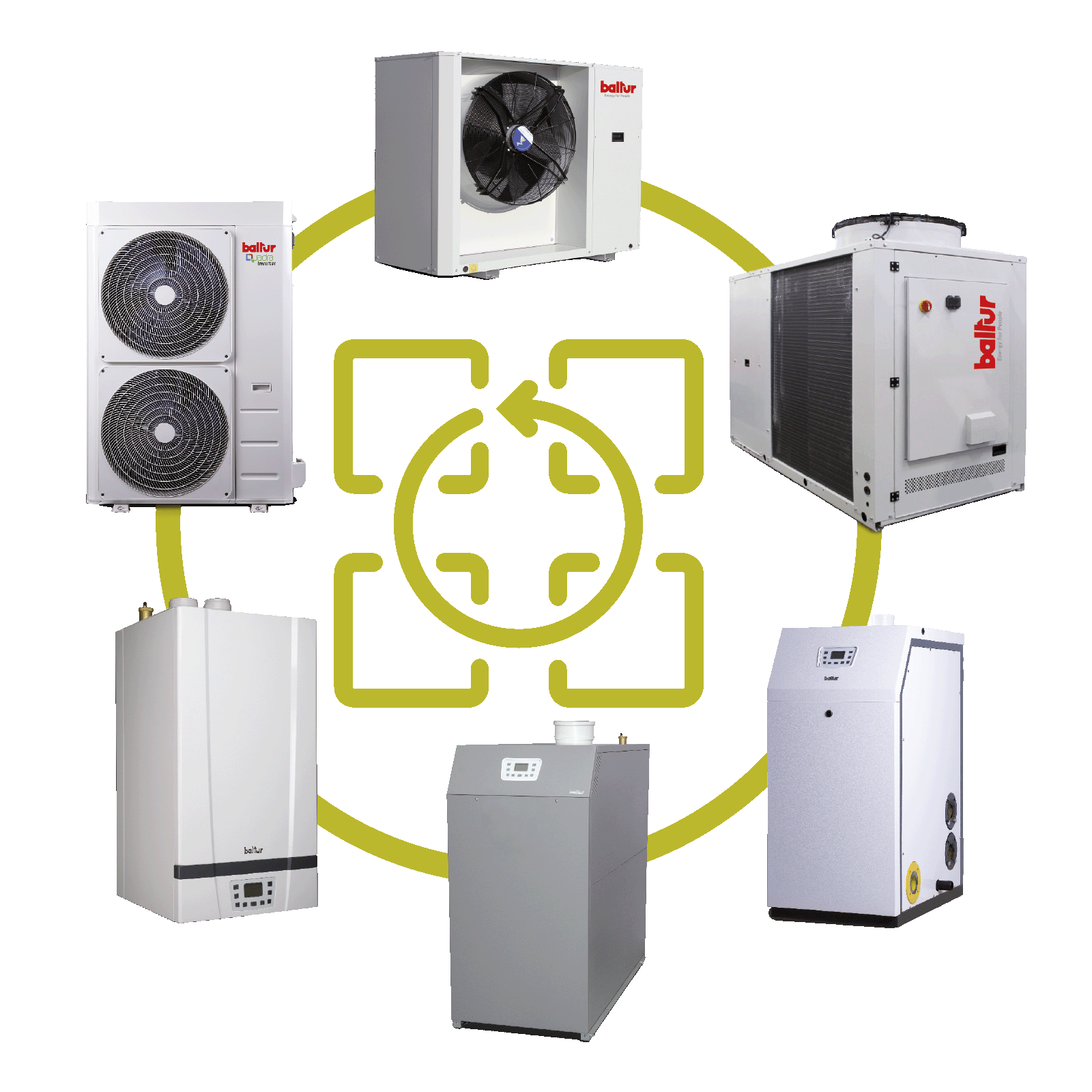 Sistema ibrido: pompa di calore SMILE/MCI PRO HYBRID | Baltur